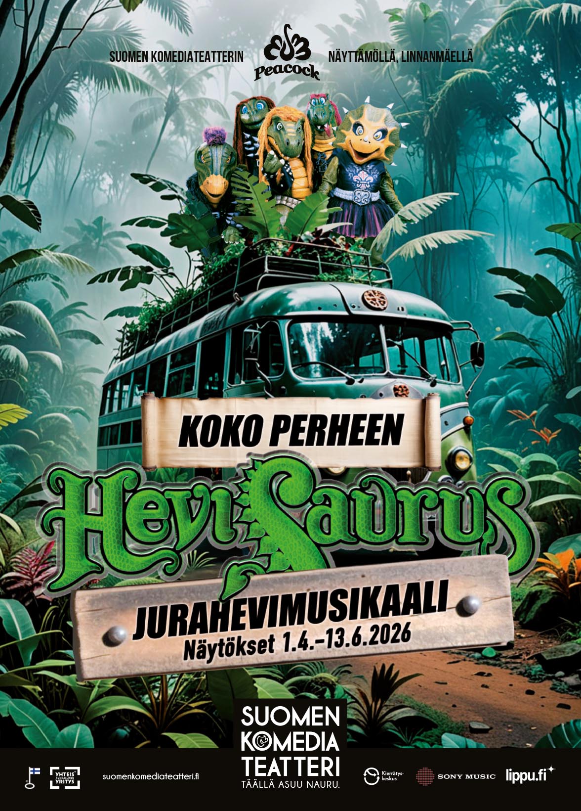 Hevisaurus Jurahevimusikaali - Komediateatteri